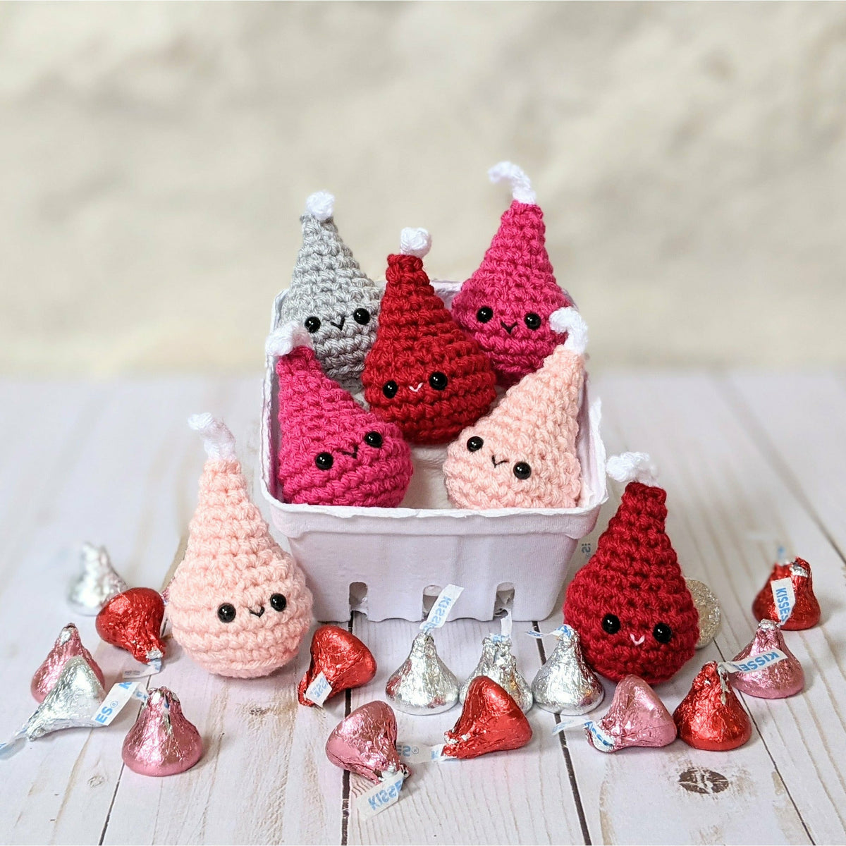 Crochet Pattern Hershey Kiss Amigurumi Candy Kawaii Plush Play Fo