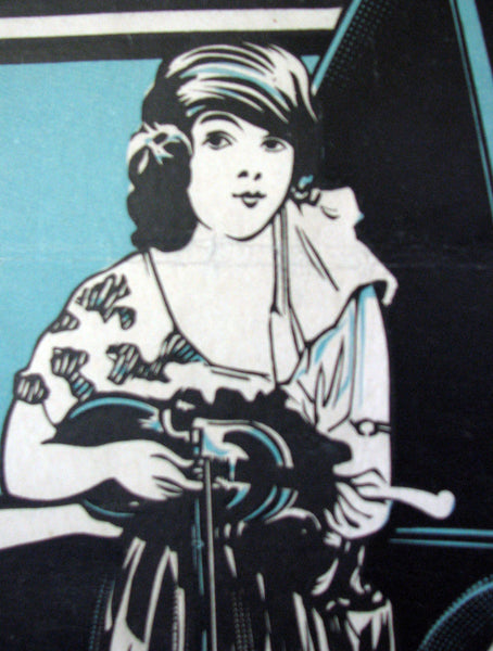 1920s Gypsy Wayfarers Vintage Girl Band Jazz Music Poster Vintage