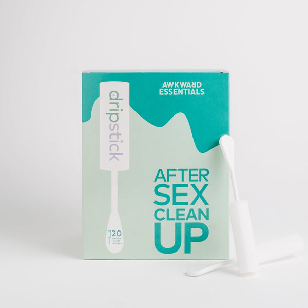 Dripstick® After Sex Clean Up Sponge Awkward Essentials