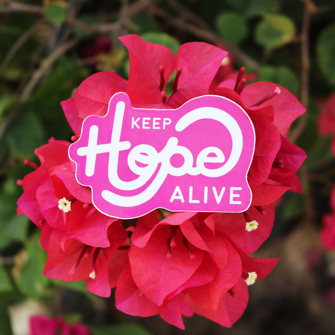 Pink Keep Hope Alive Sticker Nbcf Shop