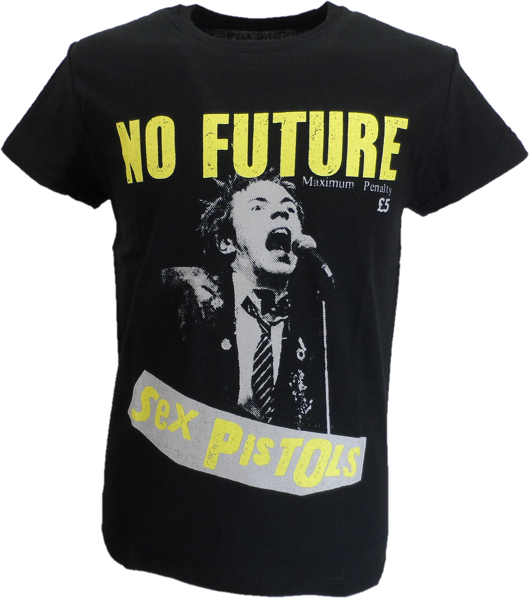 Mens Black Official Sex Pistols No Future T Shirt Mazeys Uk