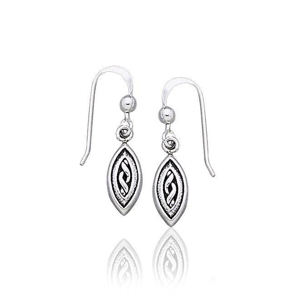 Celtic Knotwork Silver Earrings Te1126 Peter Stone Jewelry