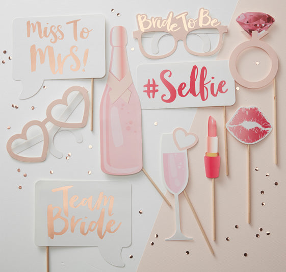 Hen Party Photo Booth Prop Kit Wedding In A Teacup