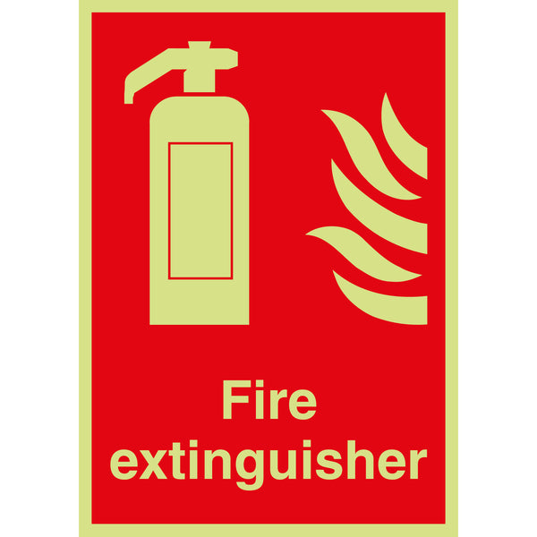 Fire Extinguisher Sign 210mm X 297mm First Safety Signs First