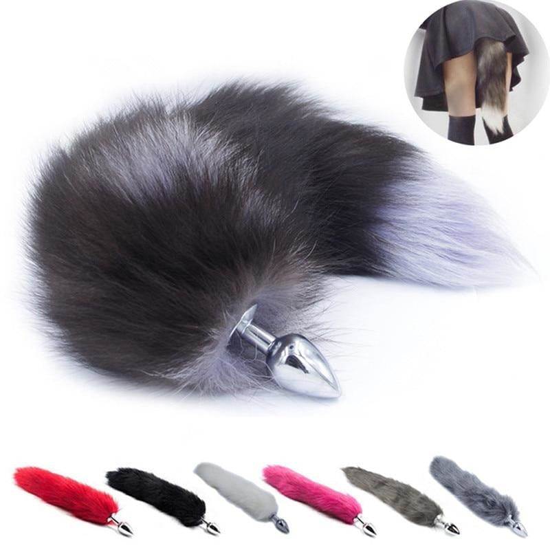 Furry Fox Tail Plug Pet Play Kink Fetish Butt Plugs Ddlg Playground