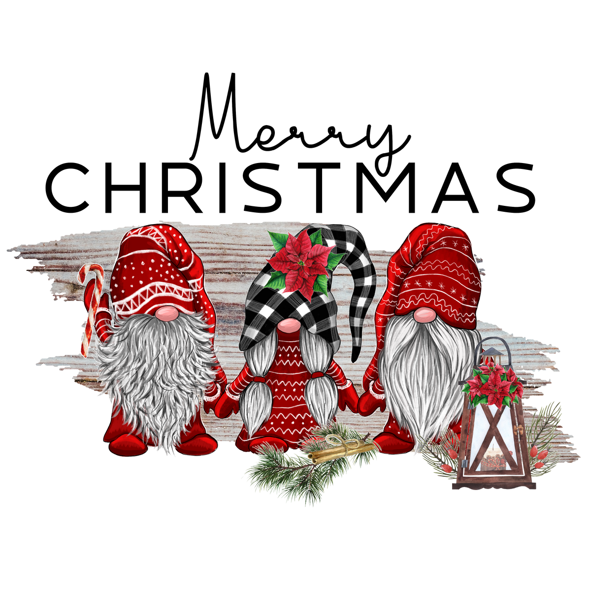 Merry Christmas Gnome Design Transfer Southern Dream Ga