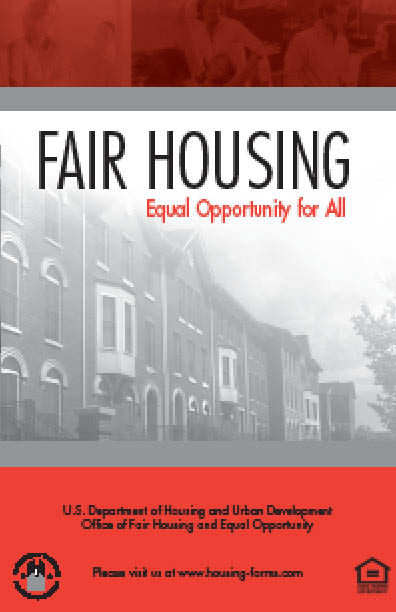 Hud 1686 Fair Housing Equal Opportunity For All Housing Forms