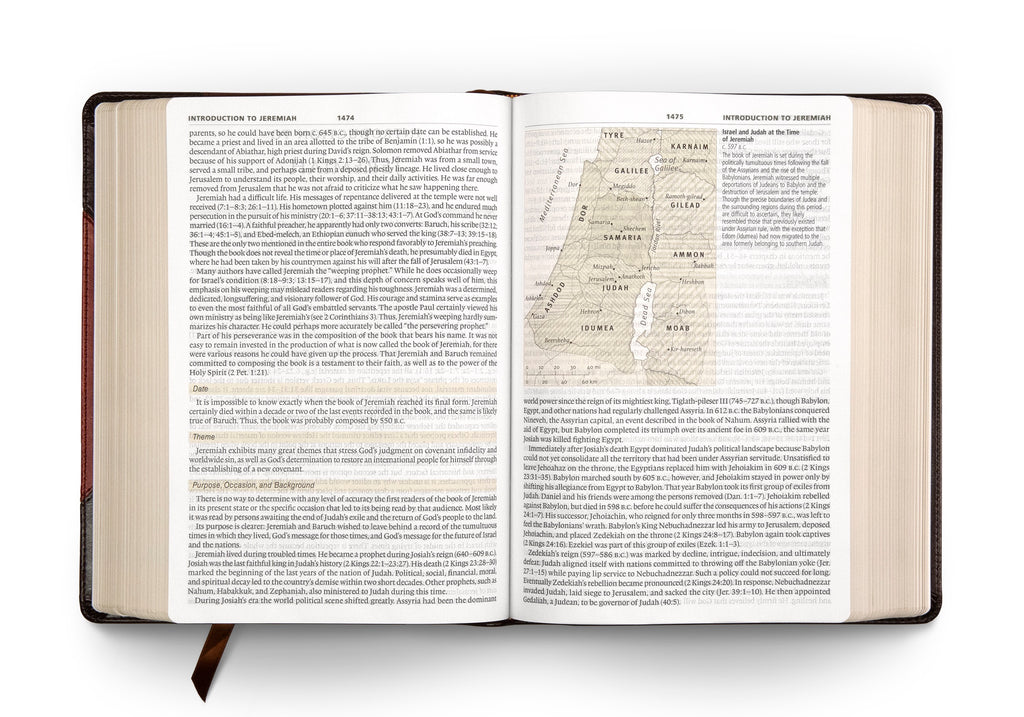 Esv Study Bible Large Print Trutone Browncordovan Portfolio Design