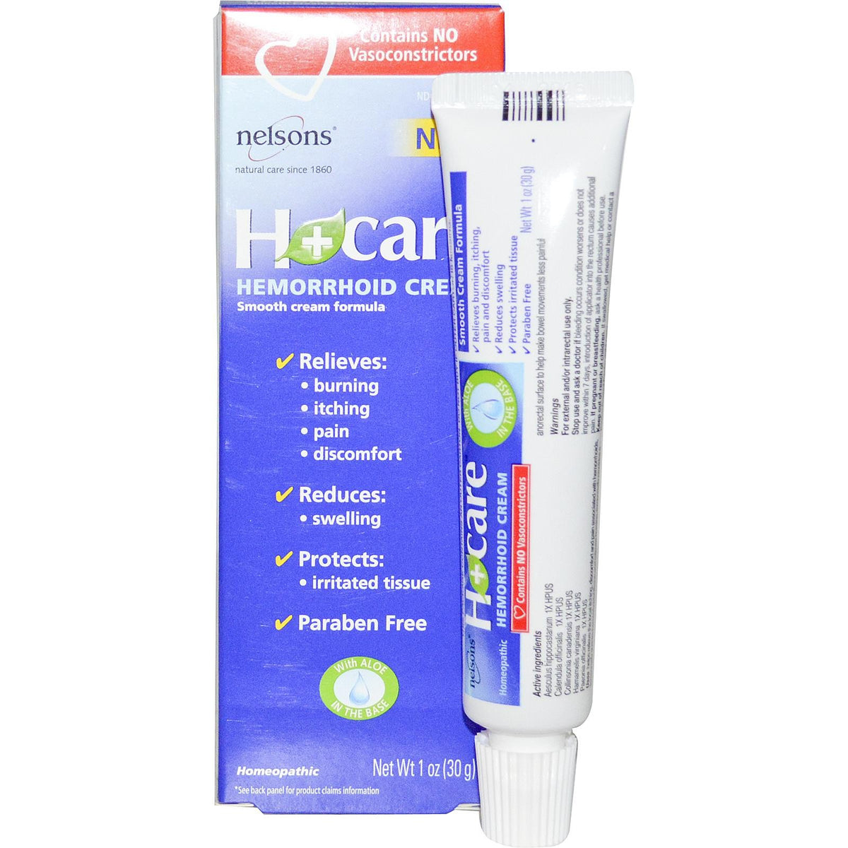 Nelson Bach Usa H Care Hemorrhoid Cream 30 G 1 Oz Australia