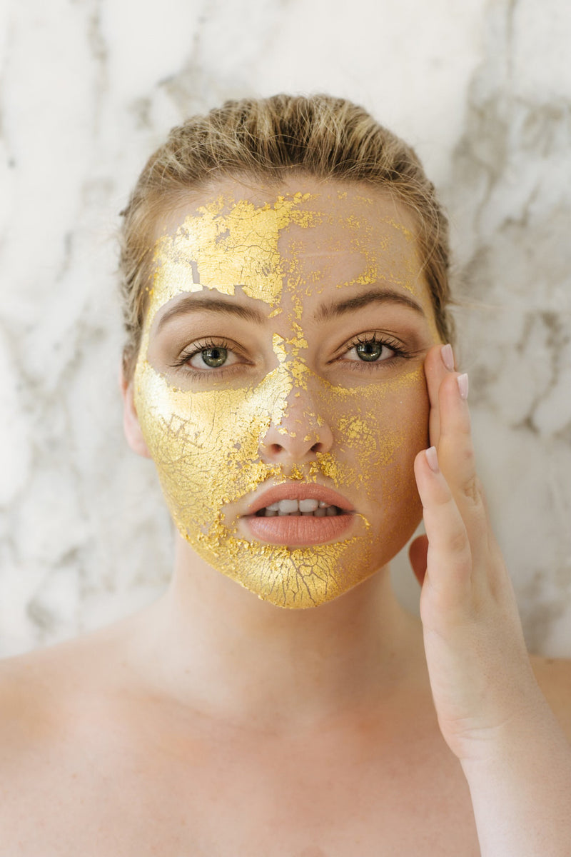 24k Gold Facial Treatment Masked By Models