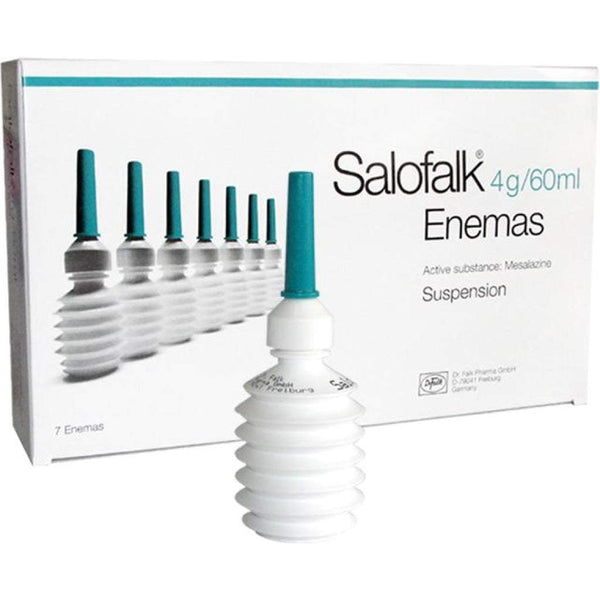 Salofalk Enemas 4 G 60 Ml X 7 Enemas Suspensión Rectal