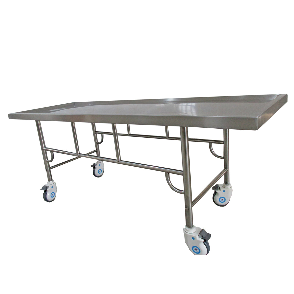 Stainless Steel Covered Cadaver Cart Autopsy Tablebody Carrier