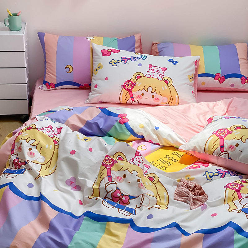 Cute Sailormoon Bedding Set Pn4092 Pennycrafts