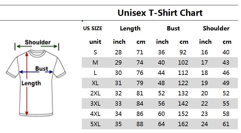 Unisex Size Chart Vibe Cosy™