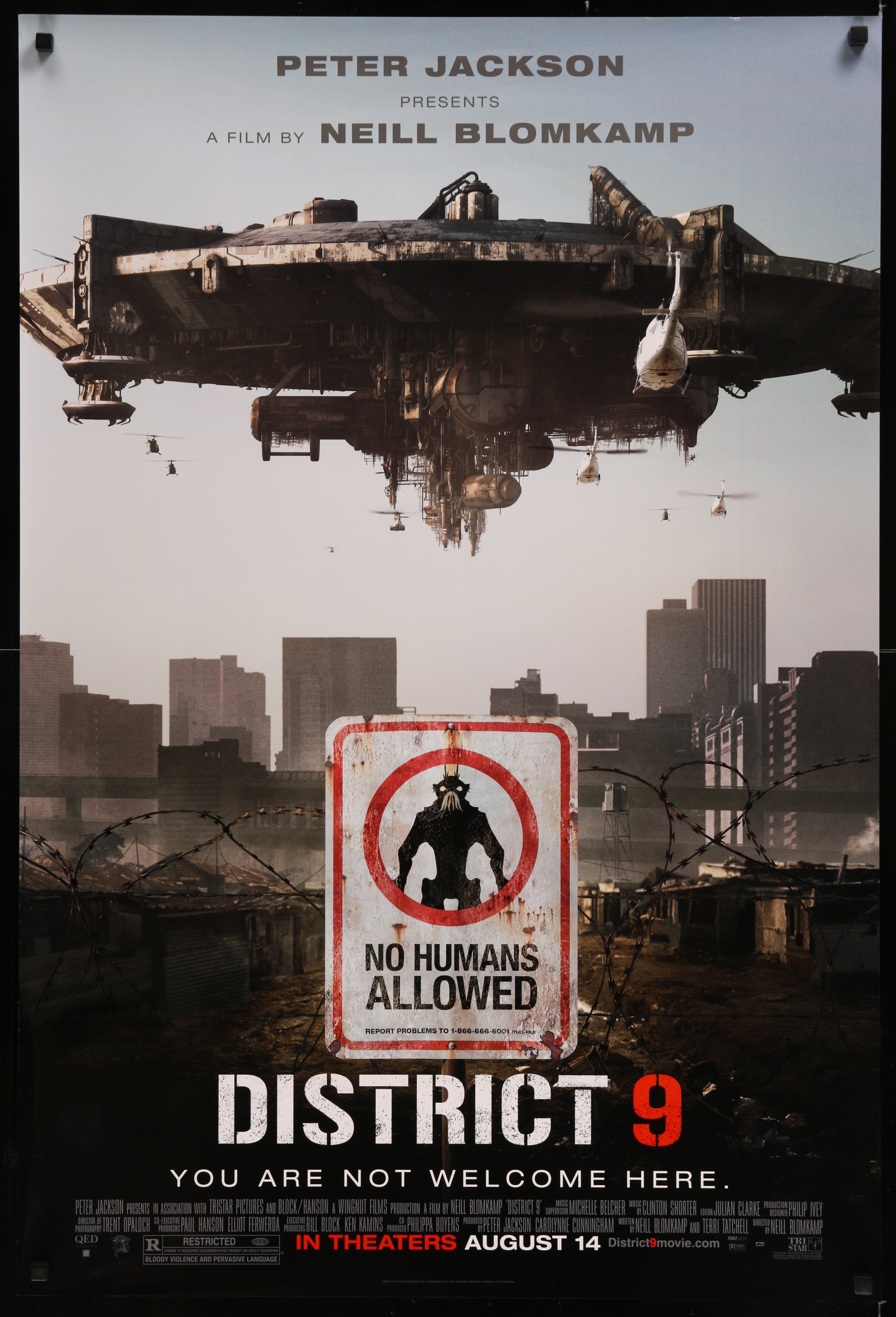 District 9 2009 Original Movie Poster Art Of The Movies