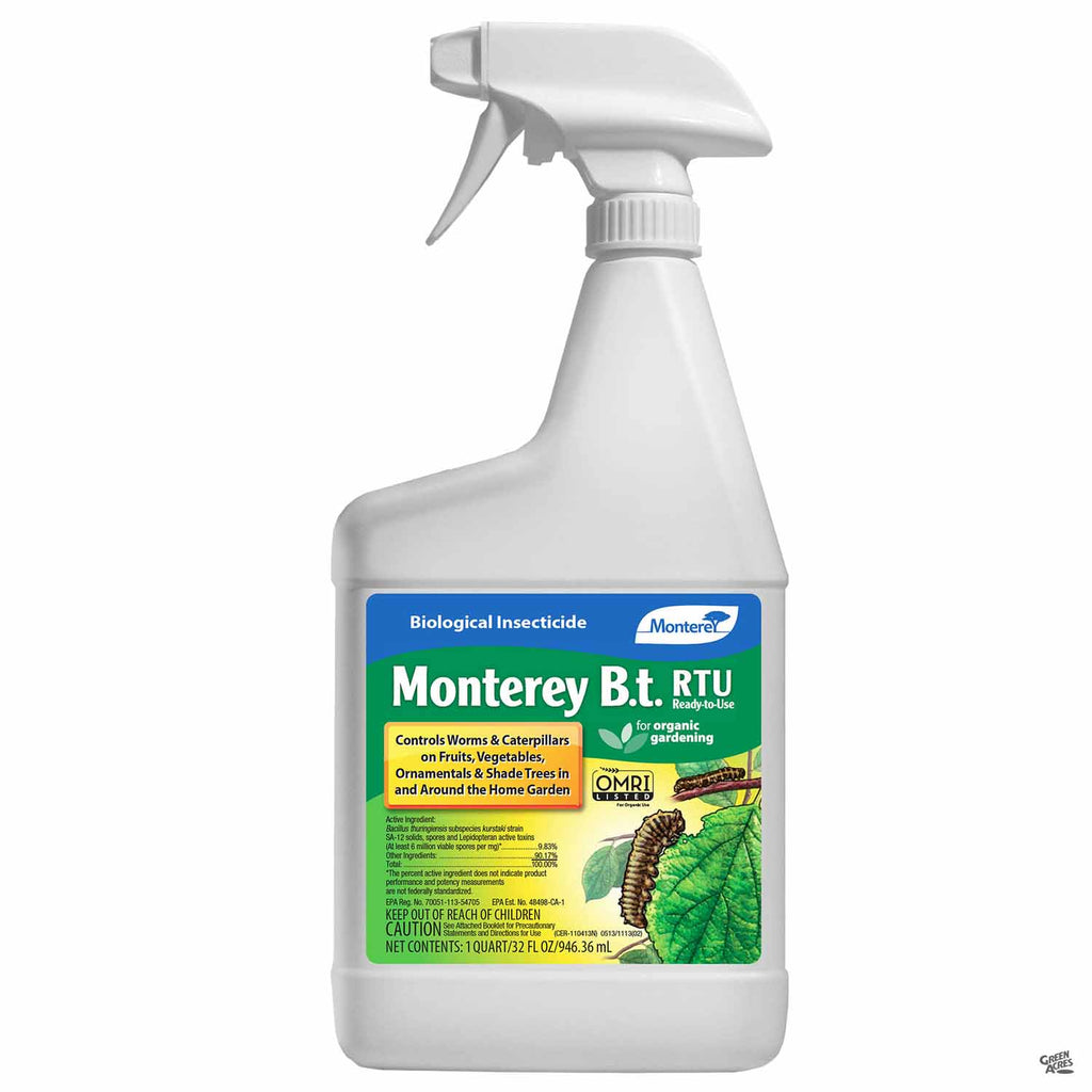 Monterey Bt Worm Killer Rtu — Green Acres Nursery And Supply