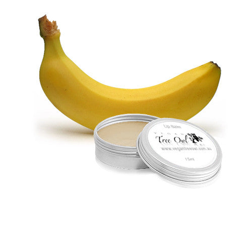 Banana Lip Balm Vegan Tree Owl