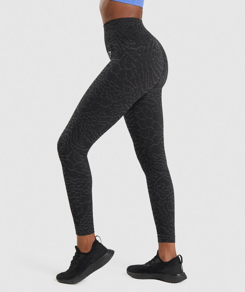 Gymshark Adapt Animal Seamless Leggings Black Gymshark