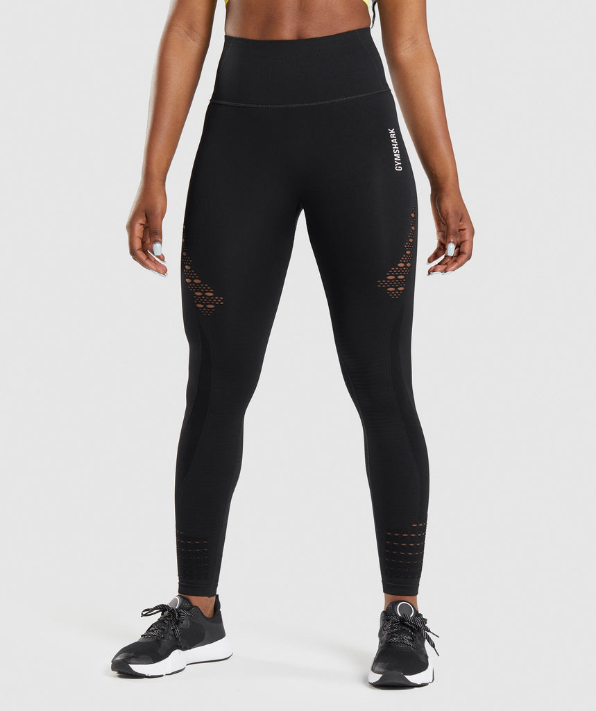 Gymshark Energy Seamless Leggings Black Gymshark