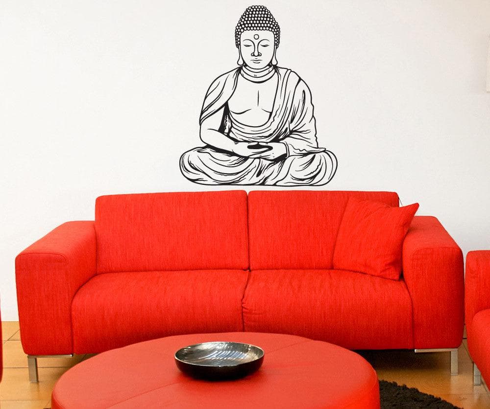 Buddha Wall Decal Buddha Wall Sticker Stickerbrand