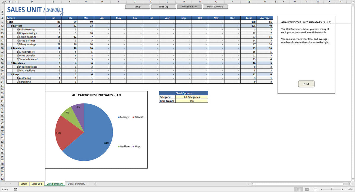 Sales Tracker Excel Template