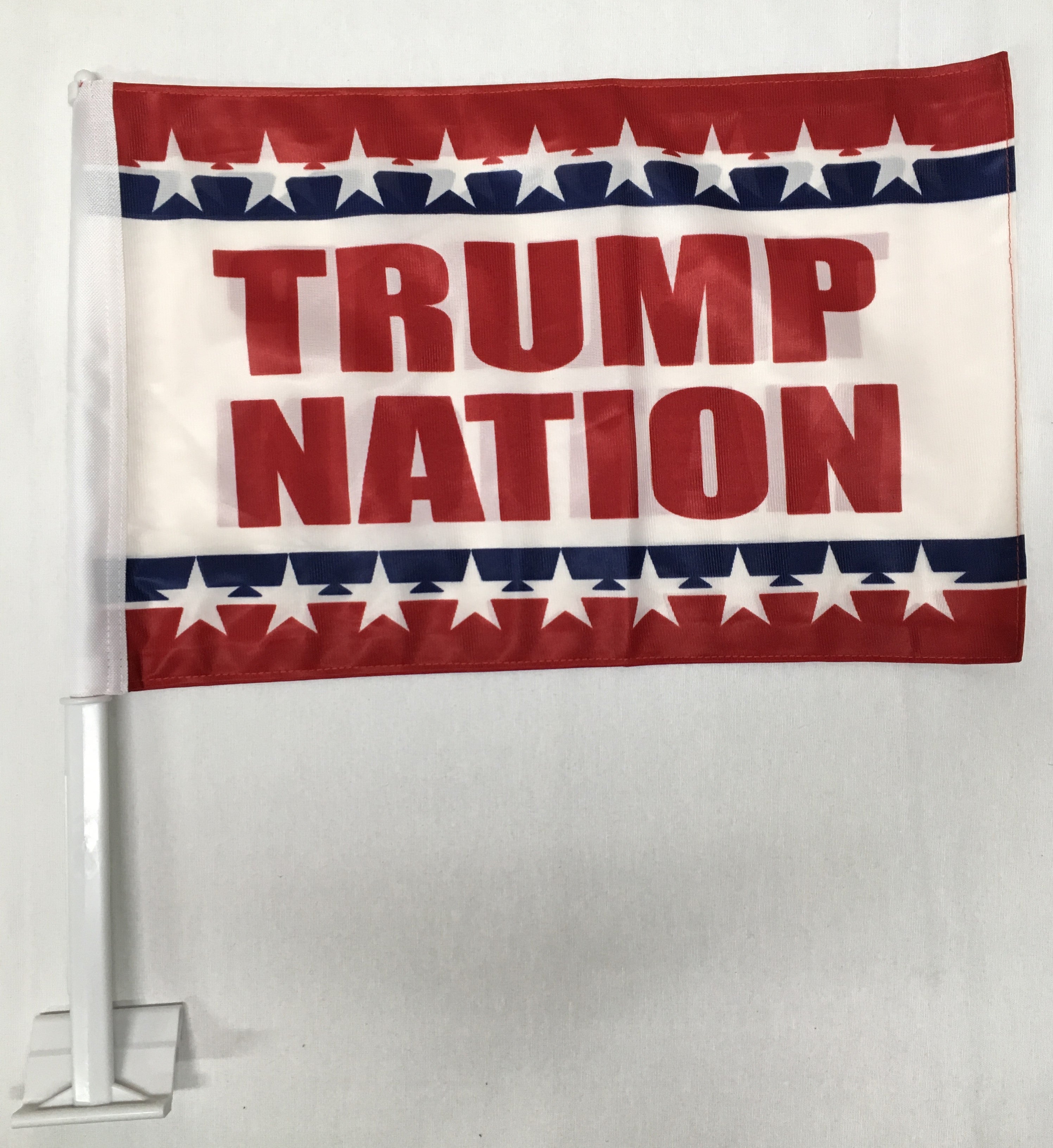 Trump Nation 12x18 Double Sided Car Flag 2024 Flags