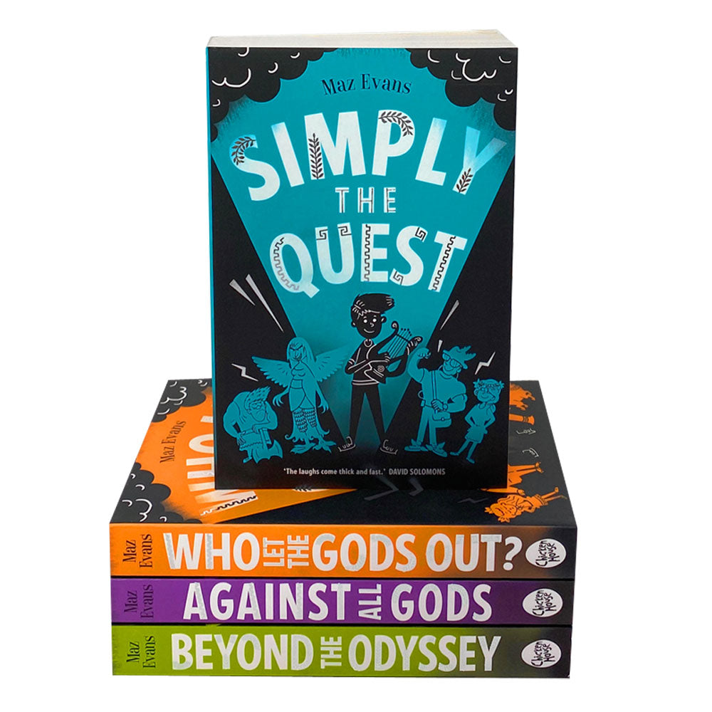 Who Let The Gods Out Series 4 Books Collection Set Pack By Maz Evans