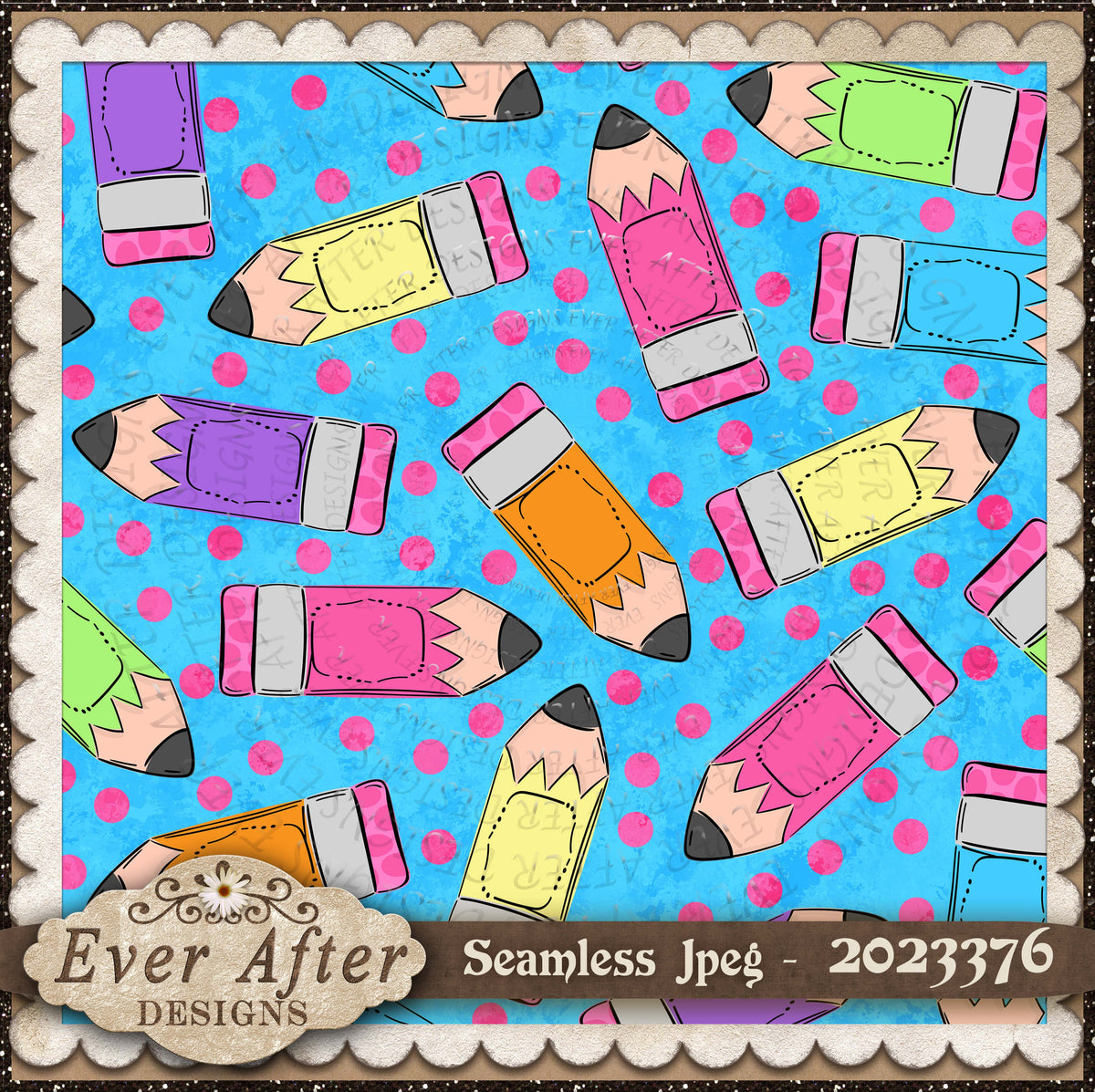 2023376 Candy Creations To Cute For School Pencil Scatter 4 Everafter