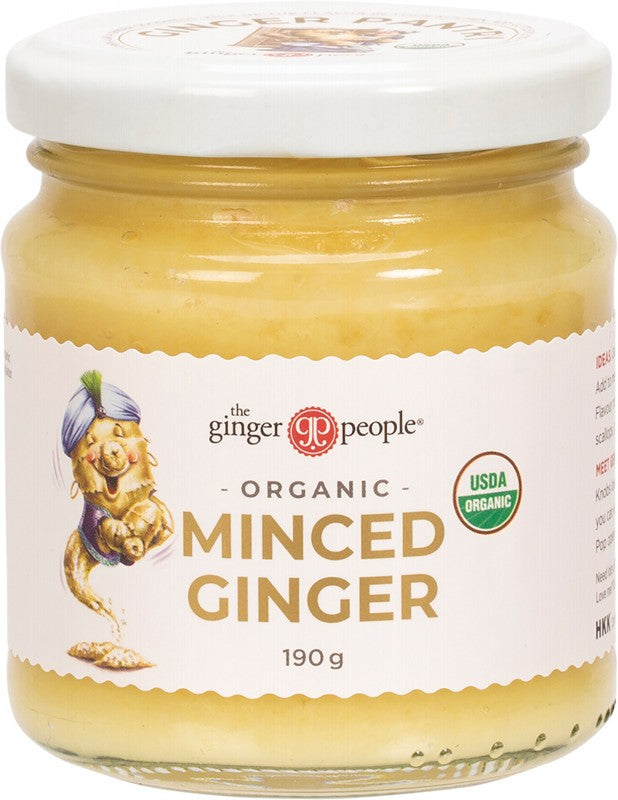 The Ginger People Minced Ginger Organic 190g The Supplement Shop