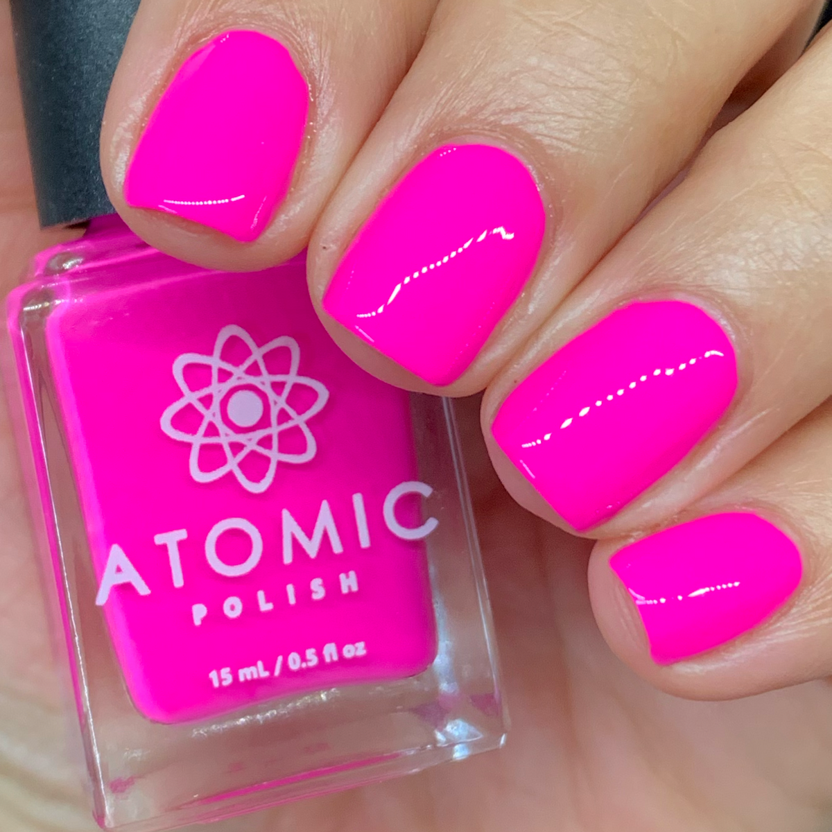 Pastel Neon Ne Hot Pink Atomic Polish