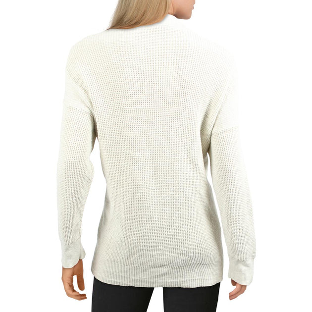 Eileen Fisher Womens Open Front Ribbed Knit Cardigan Sweater Shop