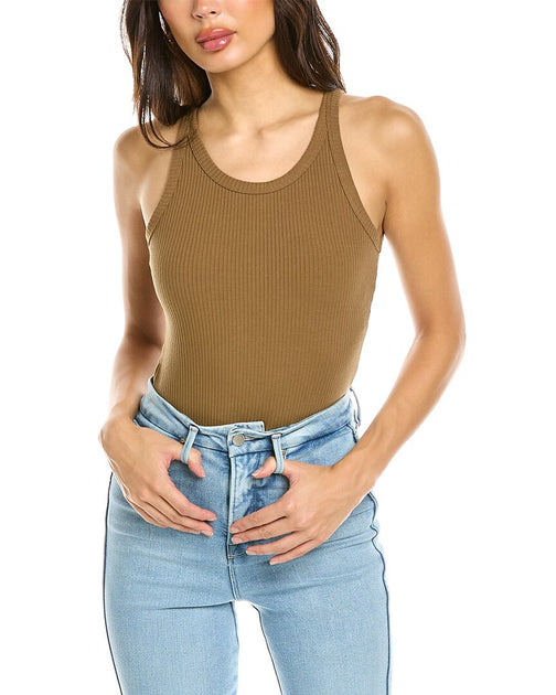 Good American Ribbed Tank Bodysuit Shop Premium Outlets