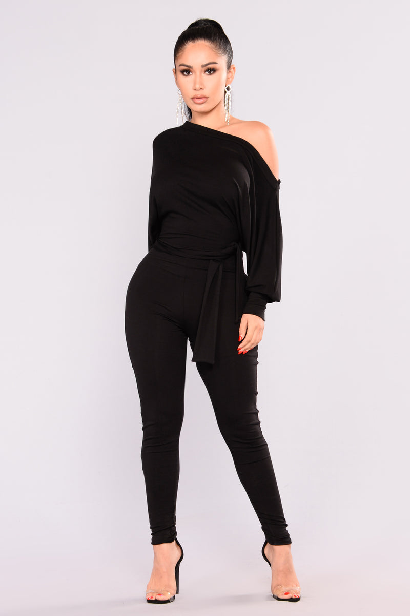 Pro Lounger Jumpsuit Black Fashion Nova Jumpsuits Fashion Nova