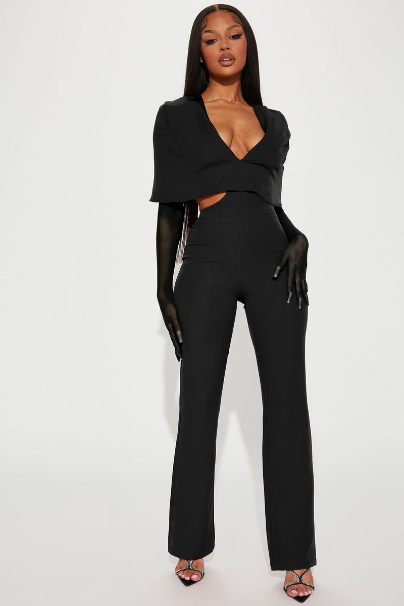 Taking La Jumpsuit Set Black Fashion Nova Jumpsuits Fashion Nova