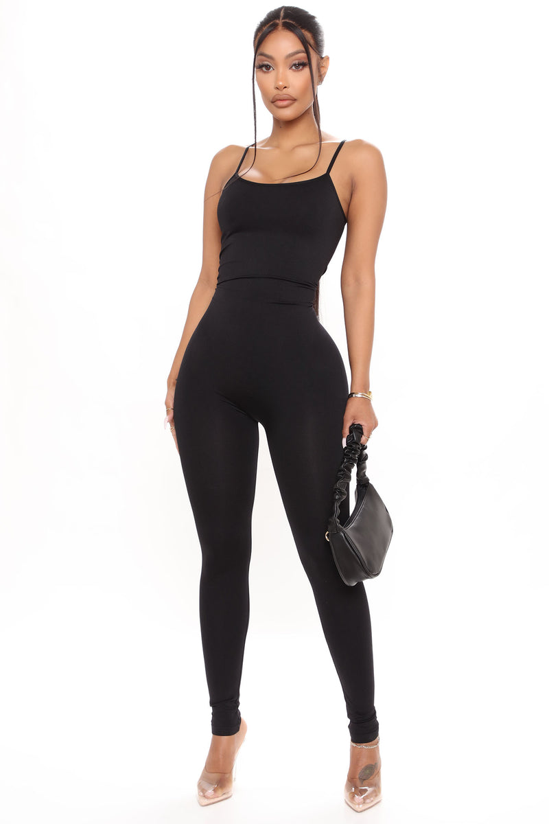 Stay Sexy Seamless Jumpsuit Black Fashion Nova Jumpsuits Fashion