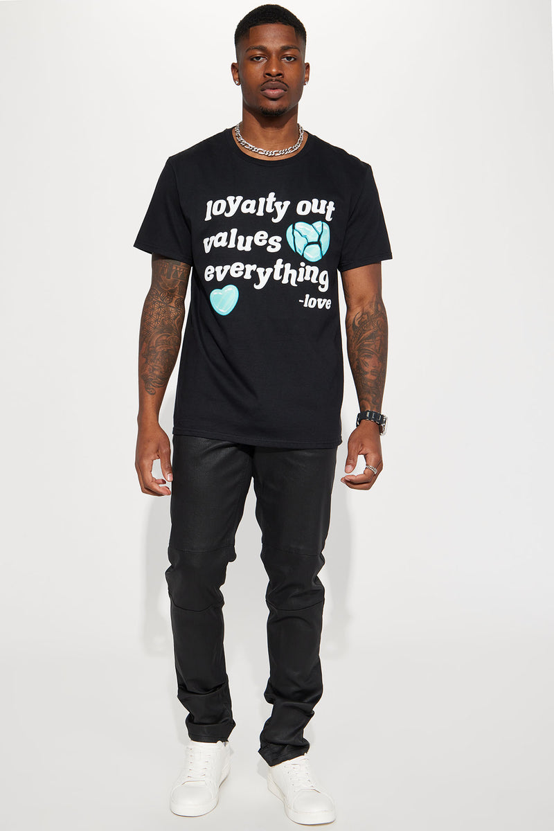 Kodak Black Loyalty Out Values Everything Short Sleeve Tee Black