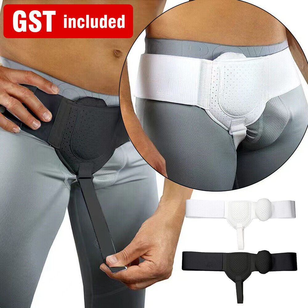 Men Hernia Support Belt Sports Inguinal Groin Hernia Pain Relief Truss