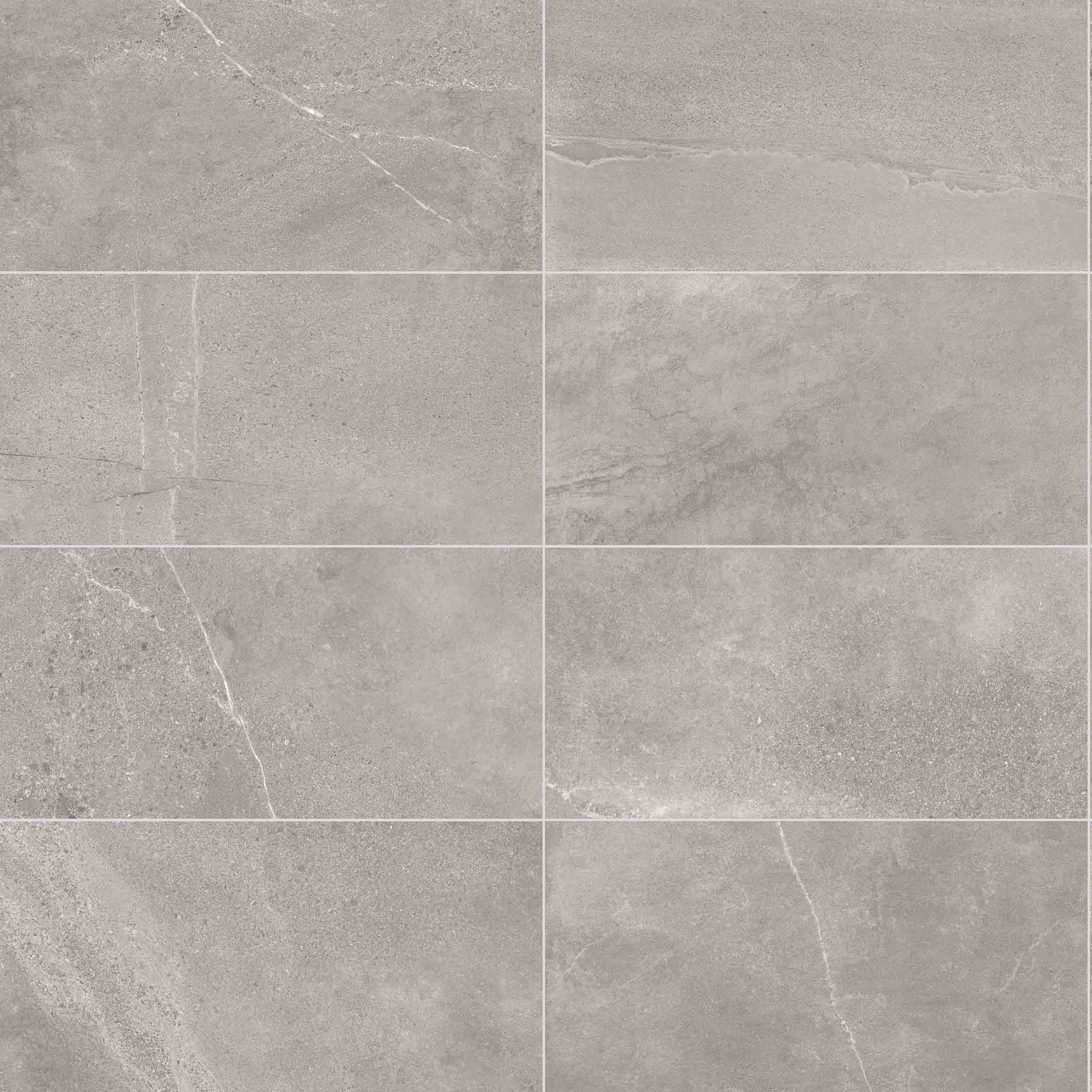 Porcelain Field Tile Contemorary Dark 12x24xx9 Mm Grip Stone