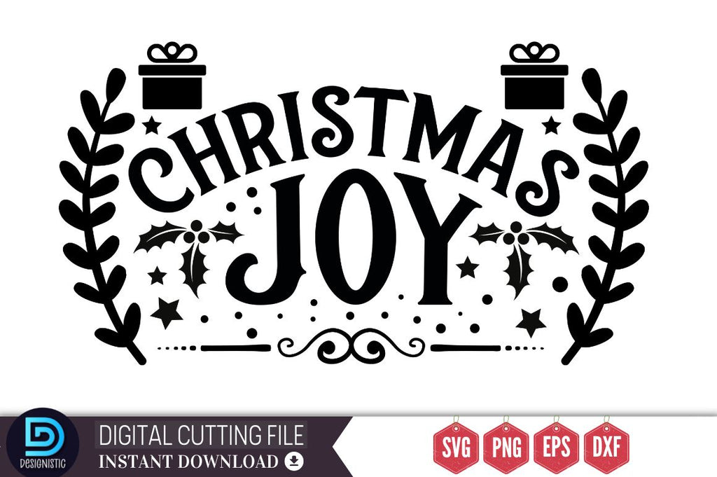 Christmas Joy Svg Christmas Joy So Fontsy