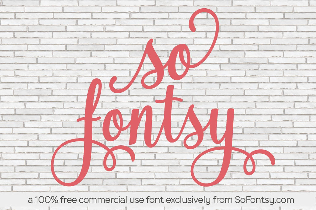 So Fontsy Font Free Fonts So Fontsy