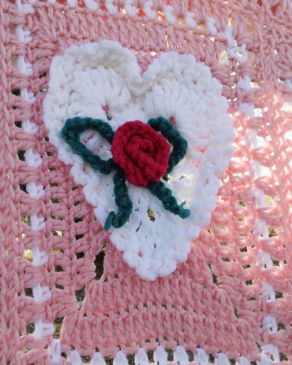 Valentines Day Afghan And Pillow Set Crochet Pattern Maggies Crochet
