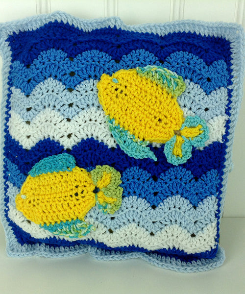 Maggies Crochet · Paradise Reef Afghan And Pillow Set Crochet Pattern