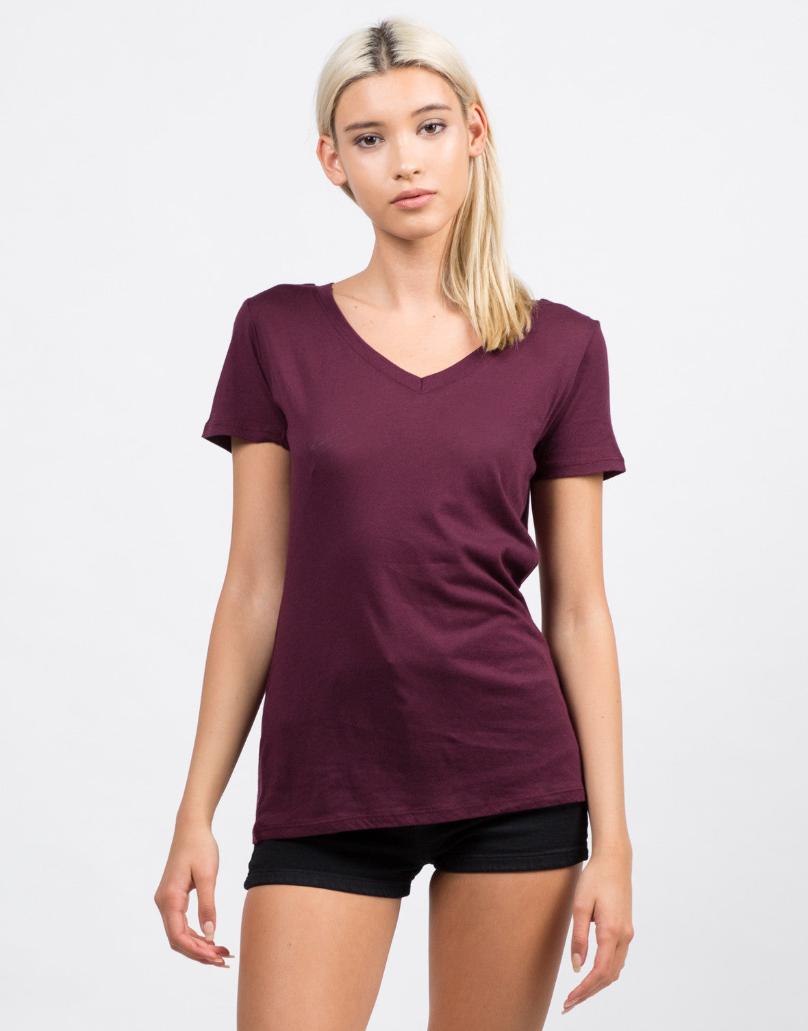 Cotton V Neck Tee T Shirt V Neck Tee Cotton Tee 2020ave