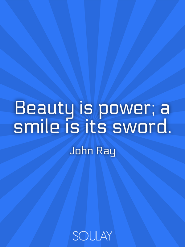 Beauty Is Power A Smile Is Its Sword Poster Soulay