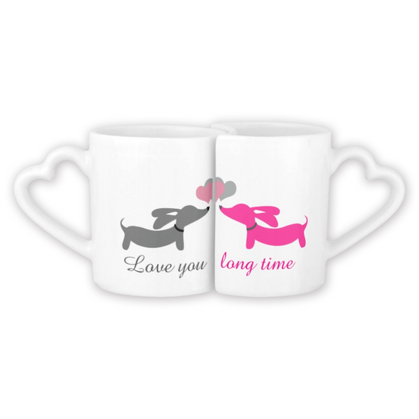 Long On Love Dachshund Mug Set The Smoothe Store