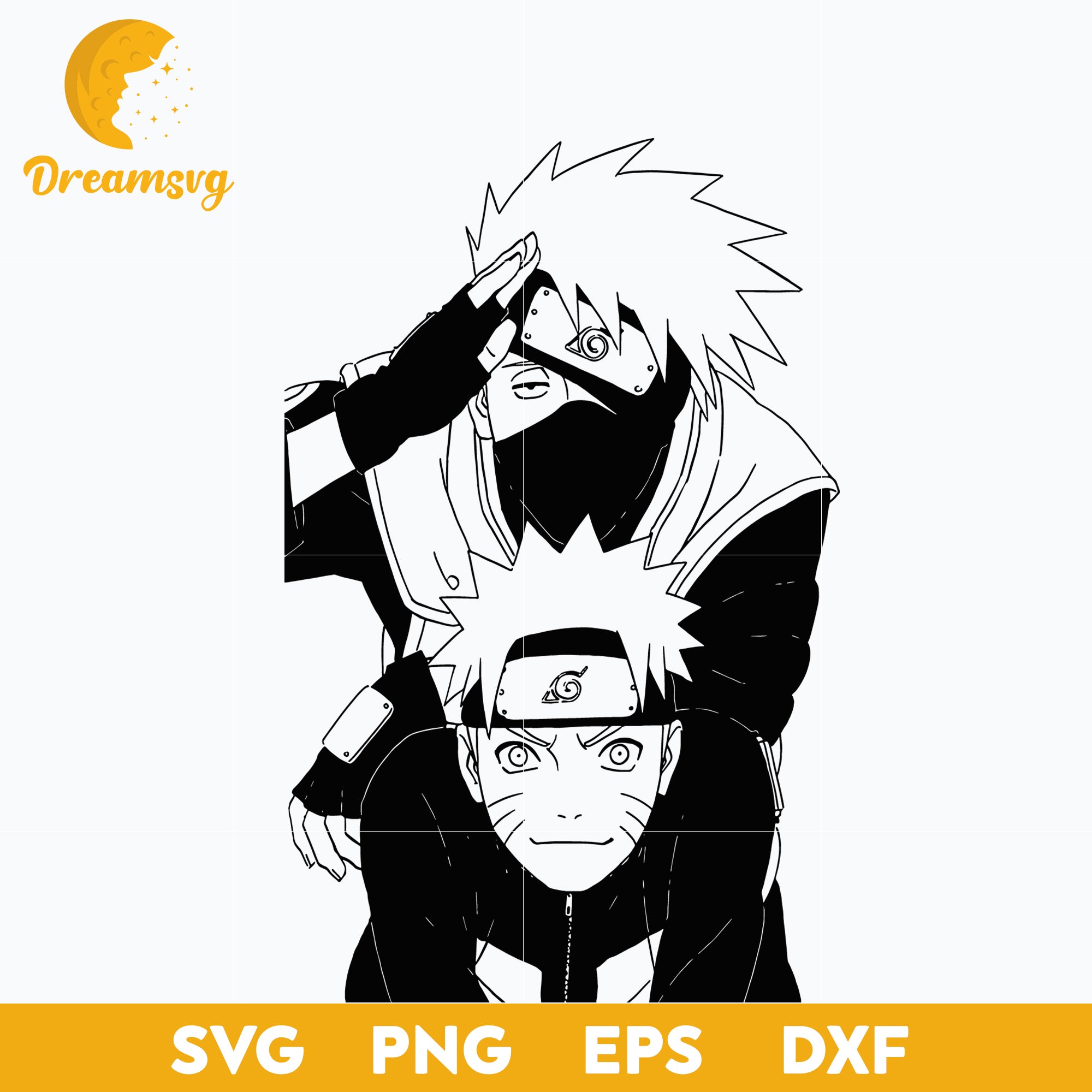 Hatake Kakashi Svg Naruto Svg File For Cricut Anime Svg Png Eps