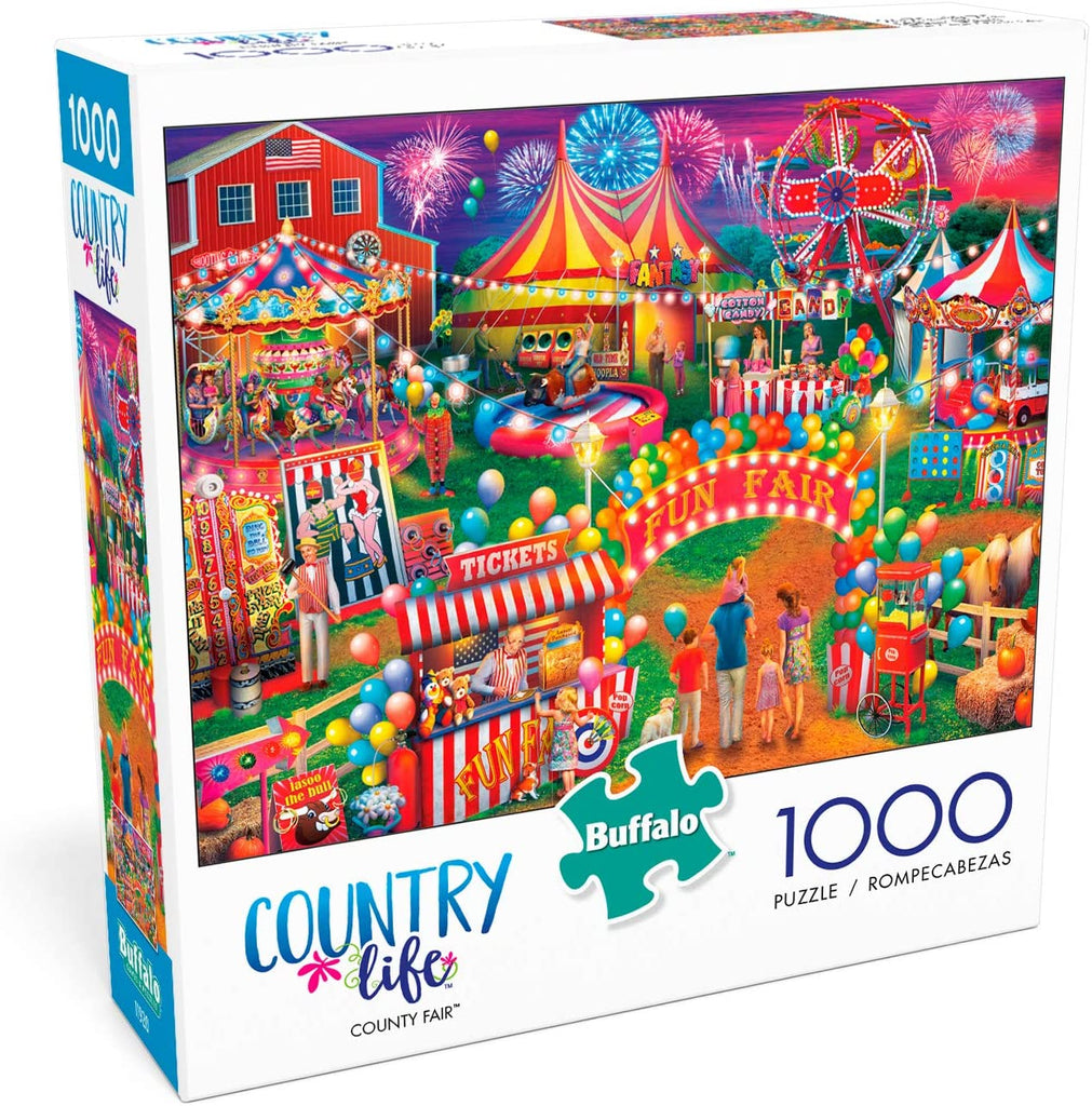 Buffalo Games Country Life Collection Country Fair 1000 Piece Ji