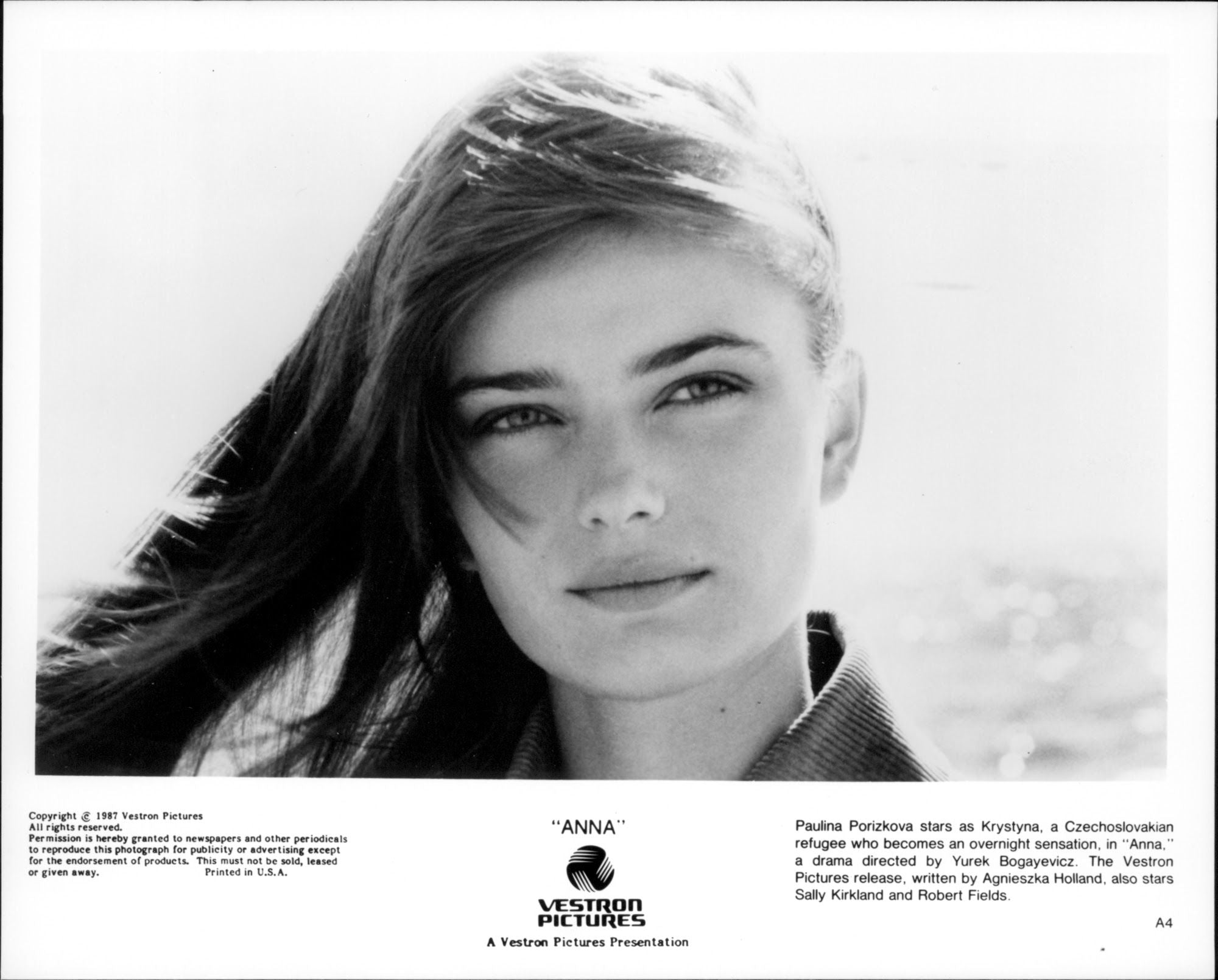 Paulina Porizkova In Anna Vintage Photograph