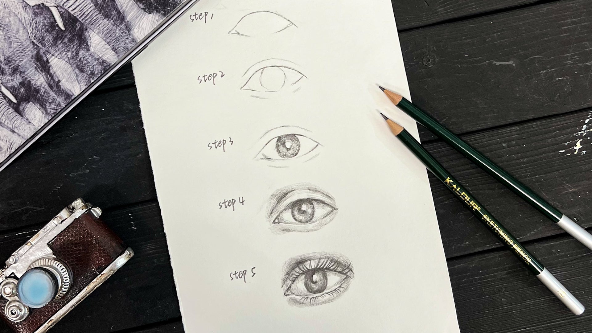 How To Draw Realistic Eyes Step By Step