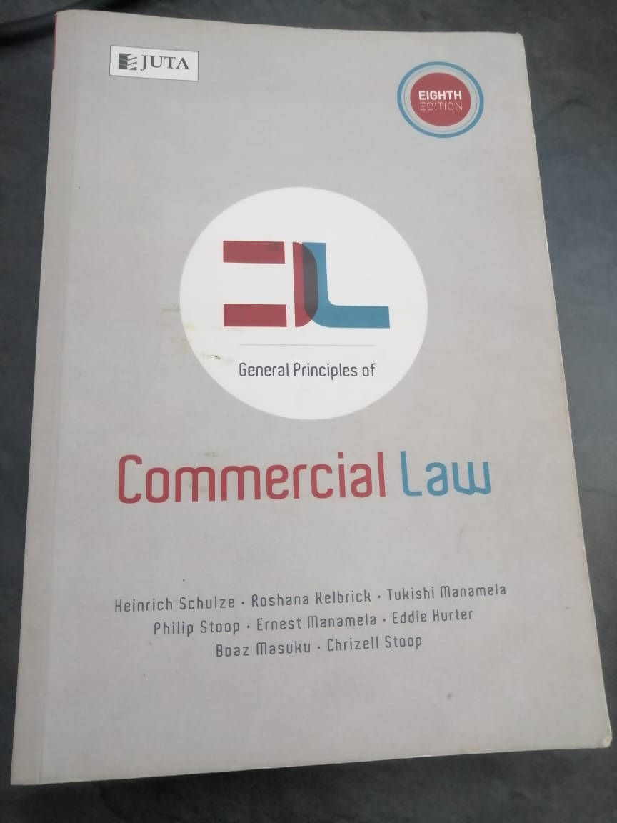 General Principles Of Commercial Law 8th Edition Webuytextbooks